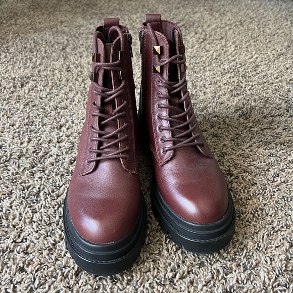 Aldo | Shoes | Aldo Brown Leather Boots | Poshmark